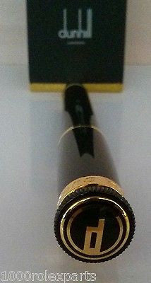 Alfred Dunhill Sentryman Ballpoint Pen Black & Gold – Kupfer Fine Jewelry